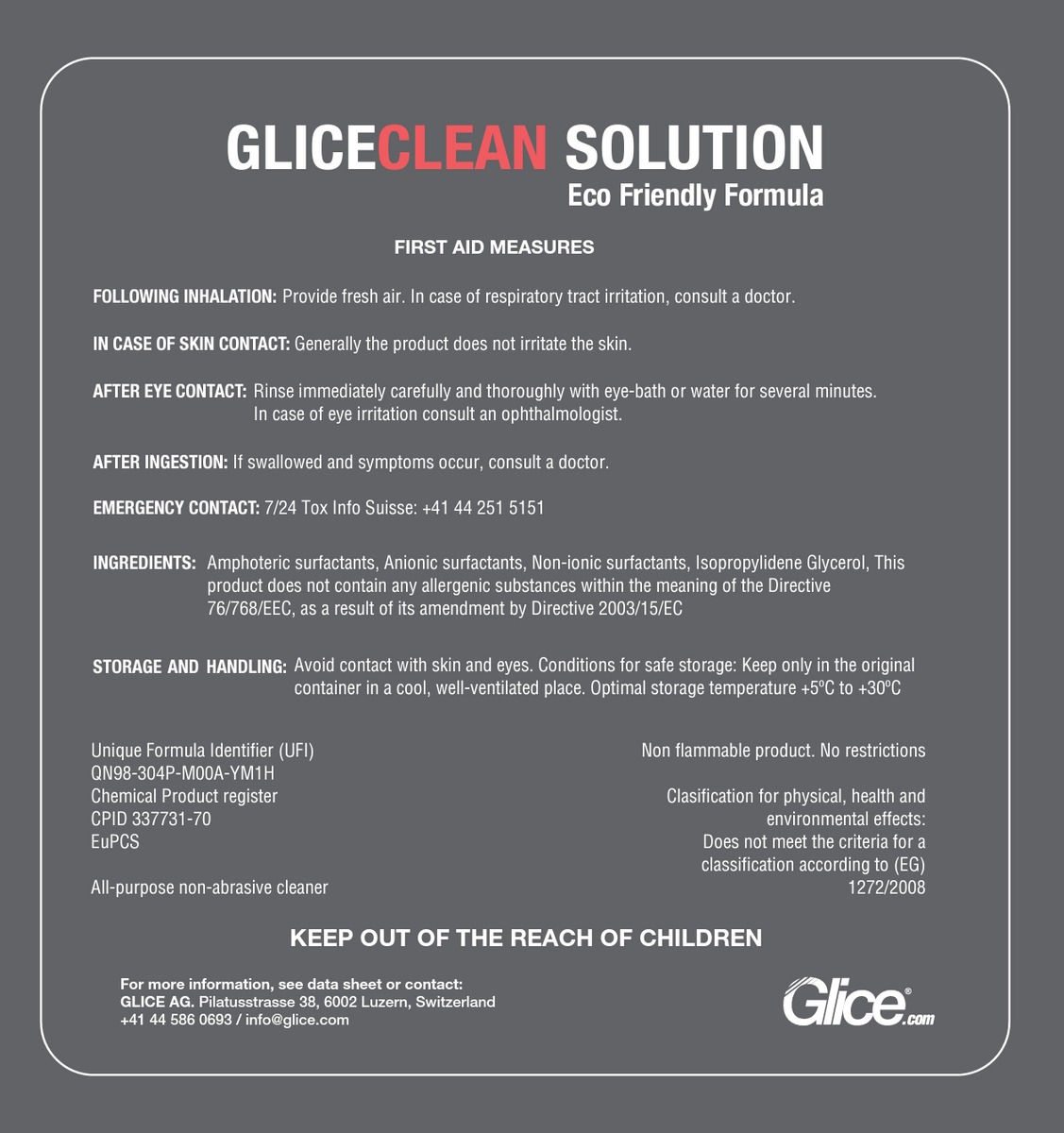 Glice Eco Clean™ – Glice Inc.